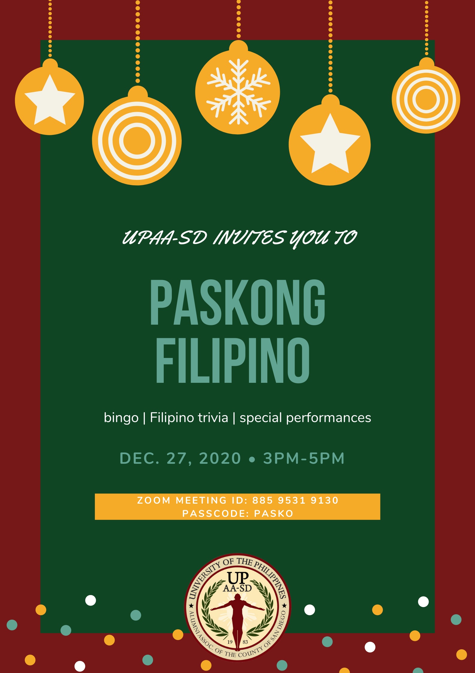 Events – University of the Philippines Alumni Association – San Diego ...